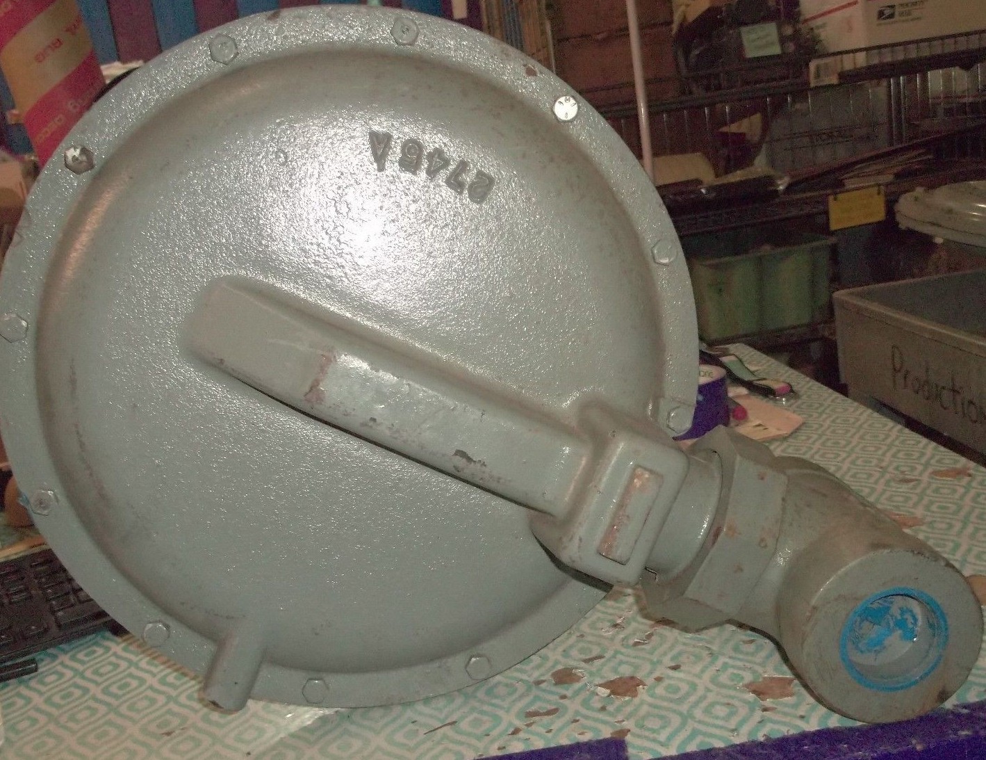 FISHER GOVERNOR GAS REGULATOR 3/8" 730B-21SPEC SPRING RANGE 1-3 .25 PSI ...