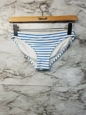 Gap Body Womens Small Swim Suit Bikini Bottom Blue Striped New Sz XS #Q ...