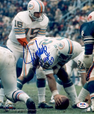 Jim Langer autographed signed inscribed 8x10 photo NFL Miami Dolphins ...