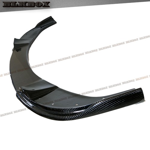 FRP w/ Carbon Fiber HM Front Spoiler Lip For 04-10 E60 BMW M-Tech Stock ...