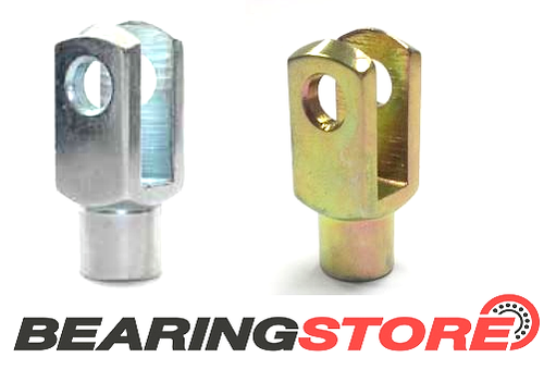 CLEVIS FORK YOKE ROD END JOINT - SHORT M4 M5 M6 M8 M10 M12 *RIGHT HAND ...