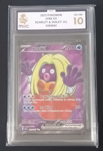 Pokemon 151 2023 - JYNX EX - MEW en 191/165 SIR - MINT GEM - GRADE 10 ...