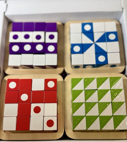 Q-bitz Visual Dexterity Game Fun Family Building Educational Children ...