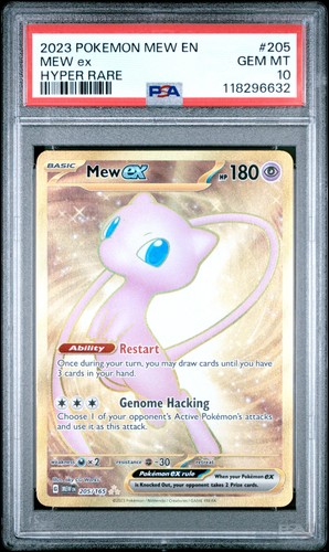 2023 POKEMON MEW EN-151 HYPER RARE #205 MEW EX PSA 10 | eBay