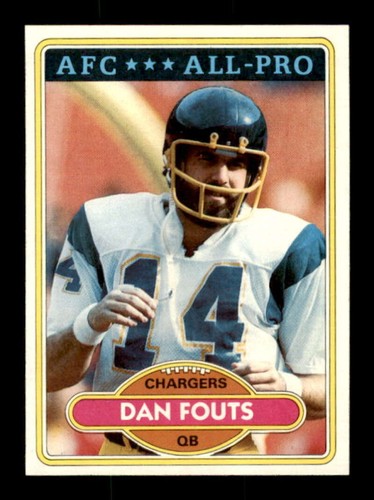 1980 Topps #520 Dan Fouts NM/NM+ Chargers 563833 | eBay