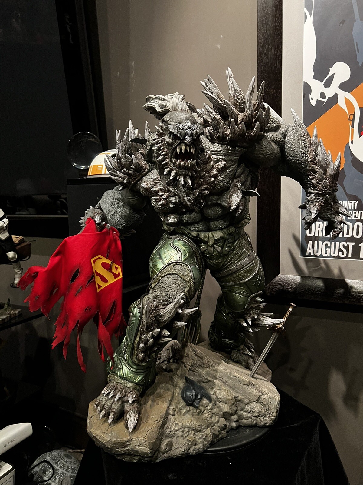 Doomsday DC Comics Sideshow Maquette Exclusive (#161/300) + Art Print ...
