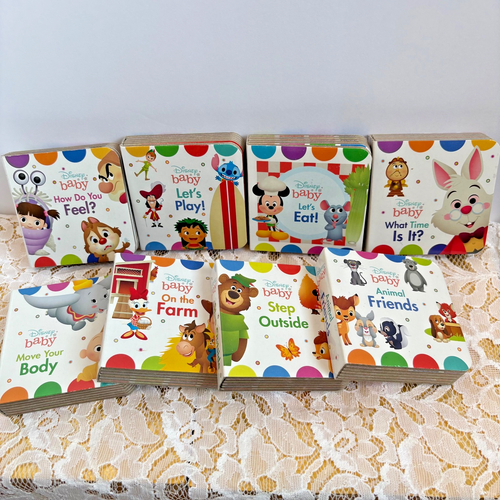 Disney Baby My First Library Toddler Mini Board Books Set of 8 Mickey ...
