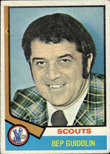 1974-75 Topps #34 Bep Guidolin Kansas City Scouts | eBay