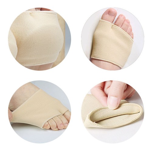 1Pair Gel Sleeve Painful Metatarsal Heads Forefoot Pads Support ...