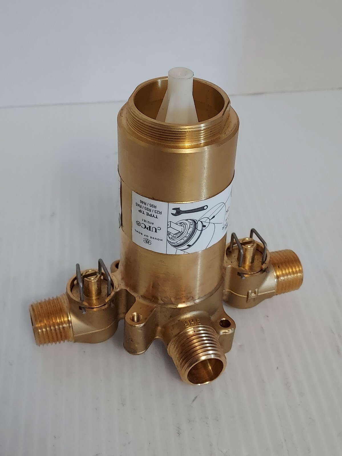 NEW House of Rohl R23 1/2" Thermostatic Rough-in Valve 3-WAY, BRASS | eBay