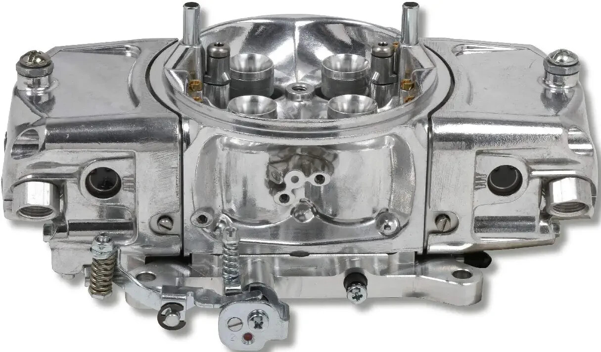 HOLLEY 750CFM ALUMINUM MIGHTY DEMON CARBURETOR,SHINY,MECH SEC,BLOW ...
