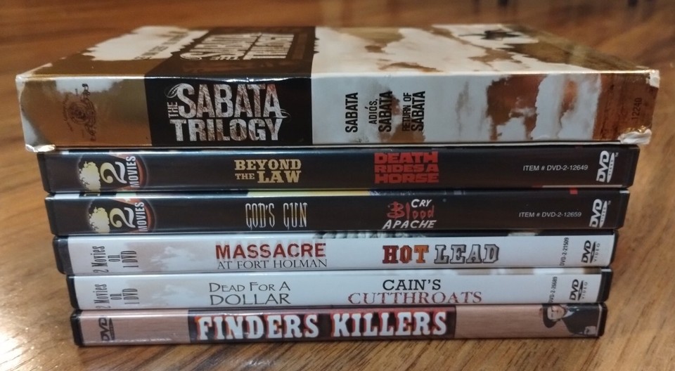 Sabata Trilogy/Beyond The Law/God's Gun/Finders Killers/More/Spaghetti ...