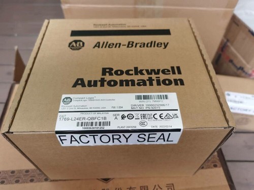 2022 New AB 1769-L24ER-QBFC1B CompactLogix 750KB Controller Fast ...