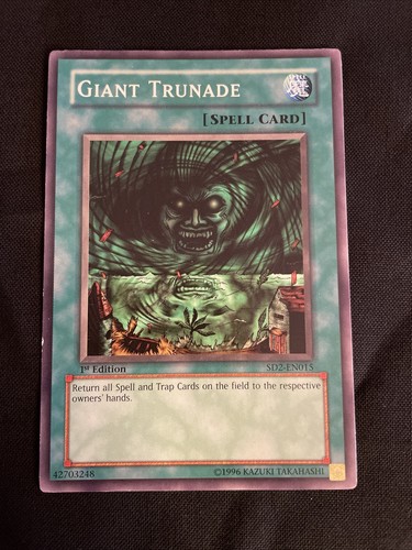 Giant Trunade - SD2-EN015 - 1st Edition - Yu-Gi-Oh | eBay