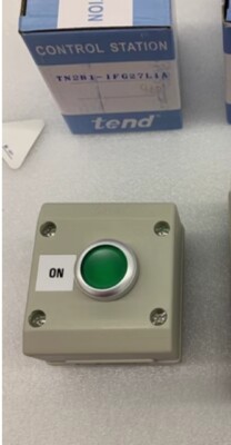 1PC NEW FIT FOR TEND button box with switch single hole box TN2B1 ...