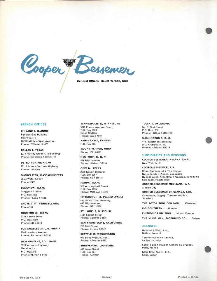 Vintage Ad Cooper Bessemer Products | eBay