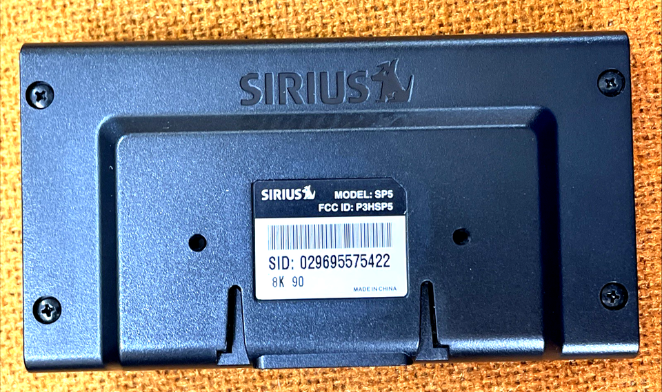 Sirius SUBX2 Portable Boombox w/ SP5 Satellite Radio Receiver | eBay