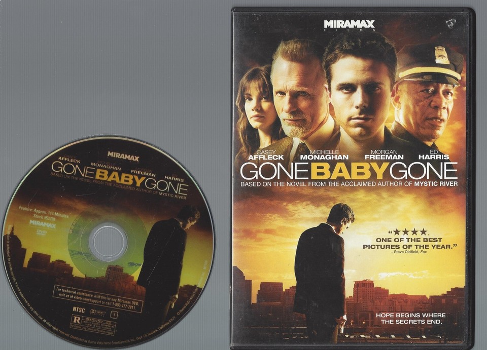 Gone Baby Gone (DVD, 2008) 10 MOVIES FOR $10!! DISC & COVER ART ONLY ...