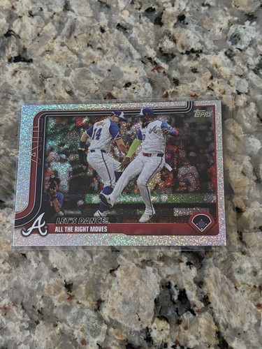 ATLANTA BRAVES LET’S DANCE TOPPS 2025 GLITTER BORDER CARD # 237 | eBay