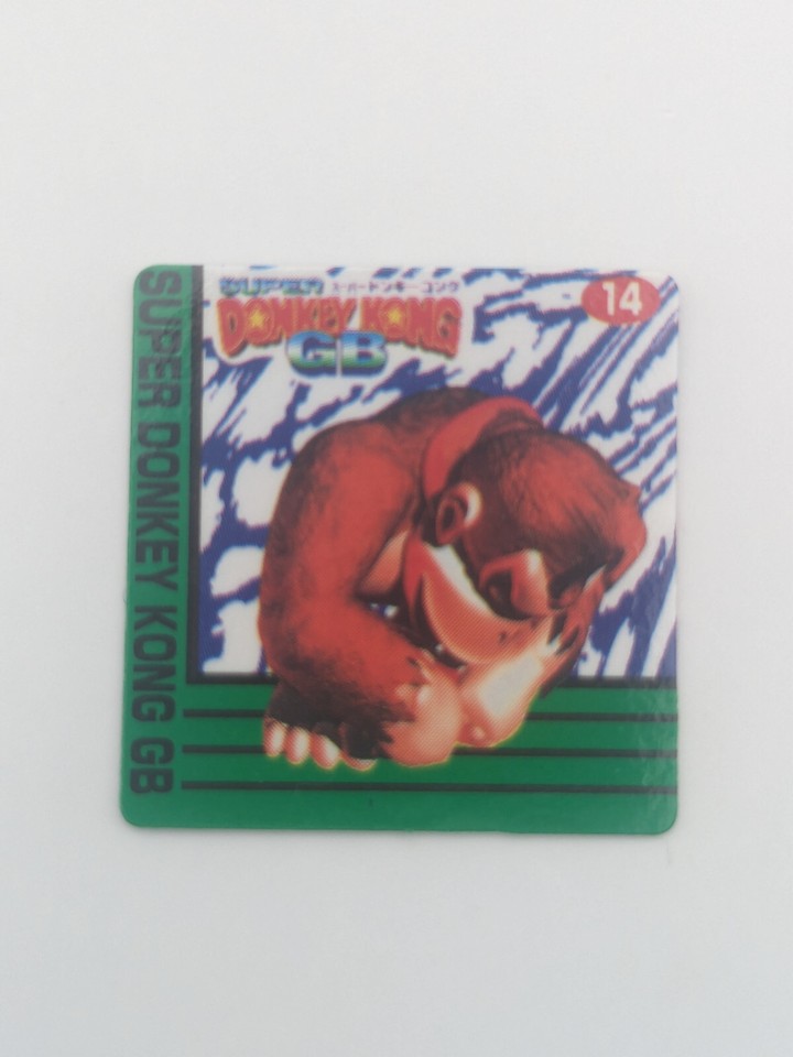 Donkey 14 Super Donkey Kong Bros Card mini Game Boy Nintendo 1995 ...