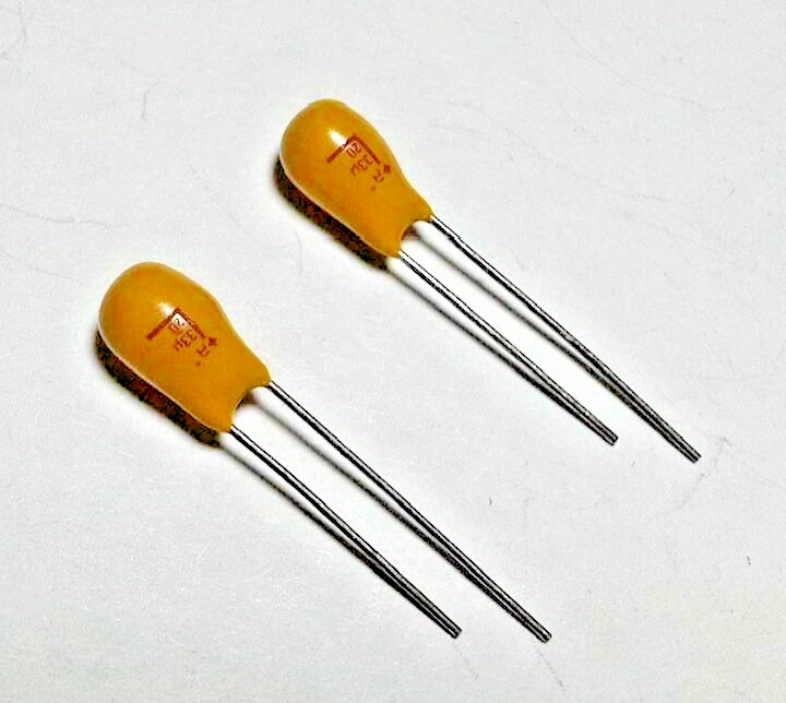 25X - 33uF @ 20V - AVX TAP336M020SCS- Radial Solid Dip Tantalum Capacitor # 135 | eBay