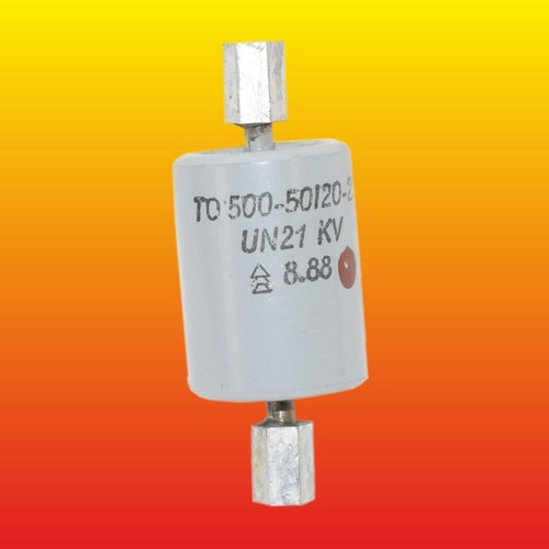 500 pF 21 kV RFT HIGH VOLTAGE CERAMIC CAPACITOR K15Y-1 KVI-3 WITH ...