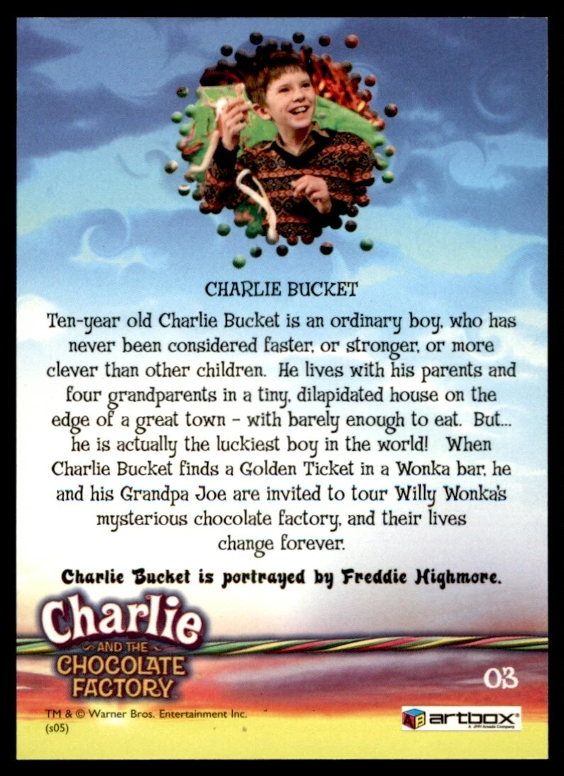 Charlie Bucket Charlie And The Chocolate Factory