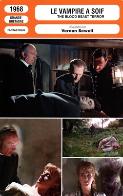 Fiche Cinéma - VERNON SEWELL - LE VAMPIRE A SOIF - 1968 | eBay