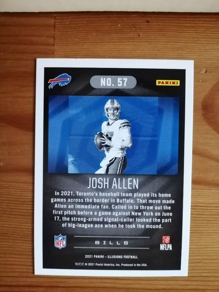JOSH ALLEN CARD #57 BUY ANY 2 ITEMS FOR 50% OFF B222R4S1P71 | eBay
