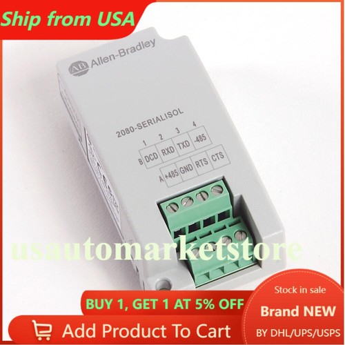 NEW AB 2080-SERIALISOL Micro800 Isolated Serial Port Plug-In ...