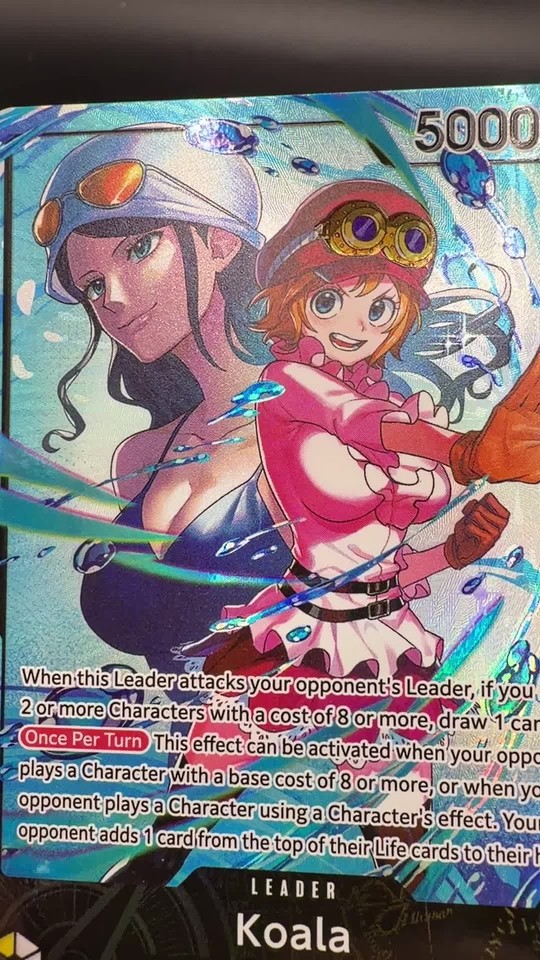 One Piece Legacy Of The Master Koala OP12-081 Leader Alt Art English Nico Robin | eBay