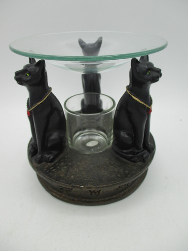 The Summit Collection Egyptian Resin Statuette - Bastet Oil/Wax Warmer ...