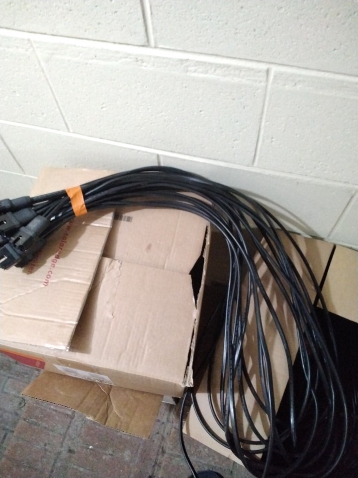 Enphase Solar Q Cable 12-17-240 Landscape (6.5 feet of wire btwn ...