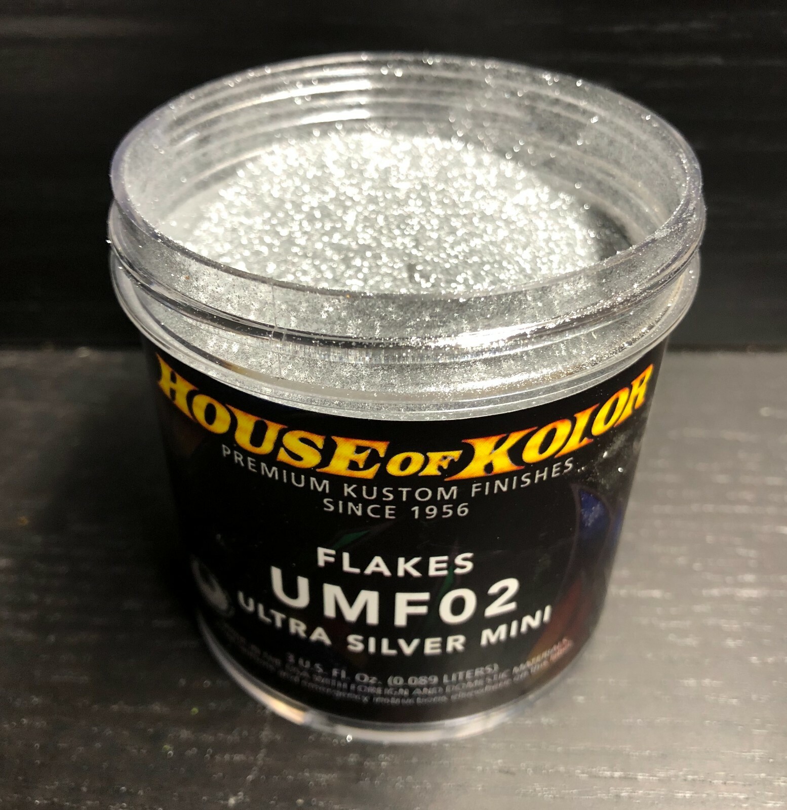 House of Kolor Metal Flake UMF02-C01 Ultra Silver Dry Mini Flake 3 oz ...