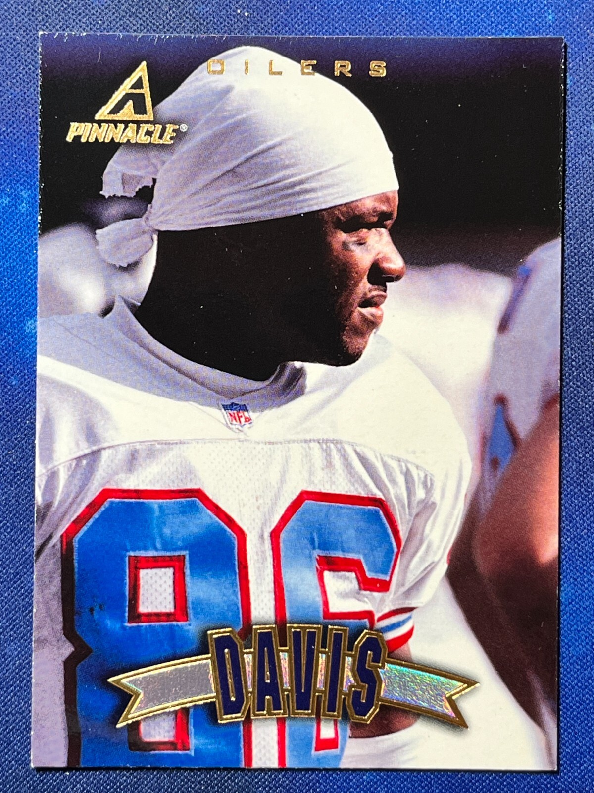 1997 Pinnacle Football #120 Willie Davis Houston Oilers | eBay