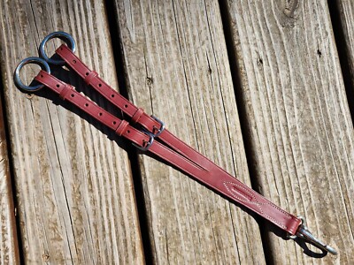 Devoucoux Medium Brown Leather Adjustable Running Martingale Attachment ...