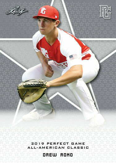 DREW ROMO 2019 LEAF PERFECT GAME "LIMITED EDITION" ROOKIE CARD! | eBay