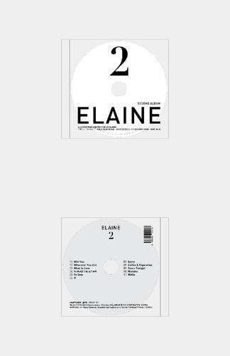 ELAINE - Full Album [2] K-pop CD DISC Korean Solo Women singer ...
