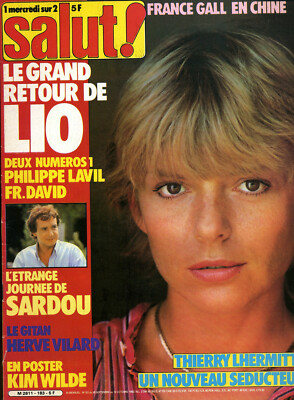 Magazine SALUT n°183, France GALL, Hervé VILLARD, LIO, GENESIS, SARDOU ...