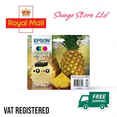 Epson 604 Multipack Genuine Ink Cartridges Pineapple Series ...
