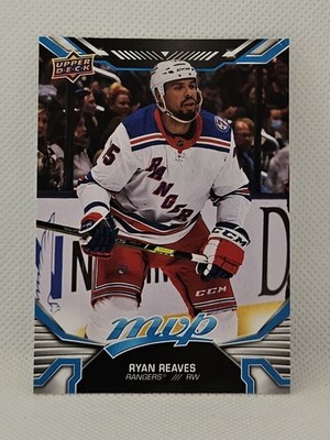 2022 Upper Deck MVP Hockey Ryan Reeves Rangers Near Mint Condition | eBay