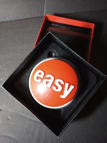 VTG Staples EASY Red Button w/Original Box Tested & Works Batteries NOT ...
