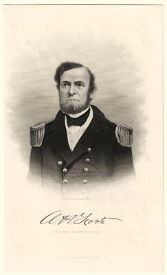ANDREW H FOOTE, Civil War Admiral Ft Donelson, Engraving 9134 | eBay