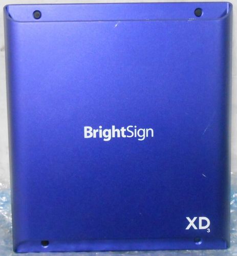 BrightSign XD233 4K Advanced HTML5 I/O HDMI Media Player - No Power ...