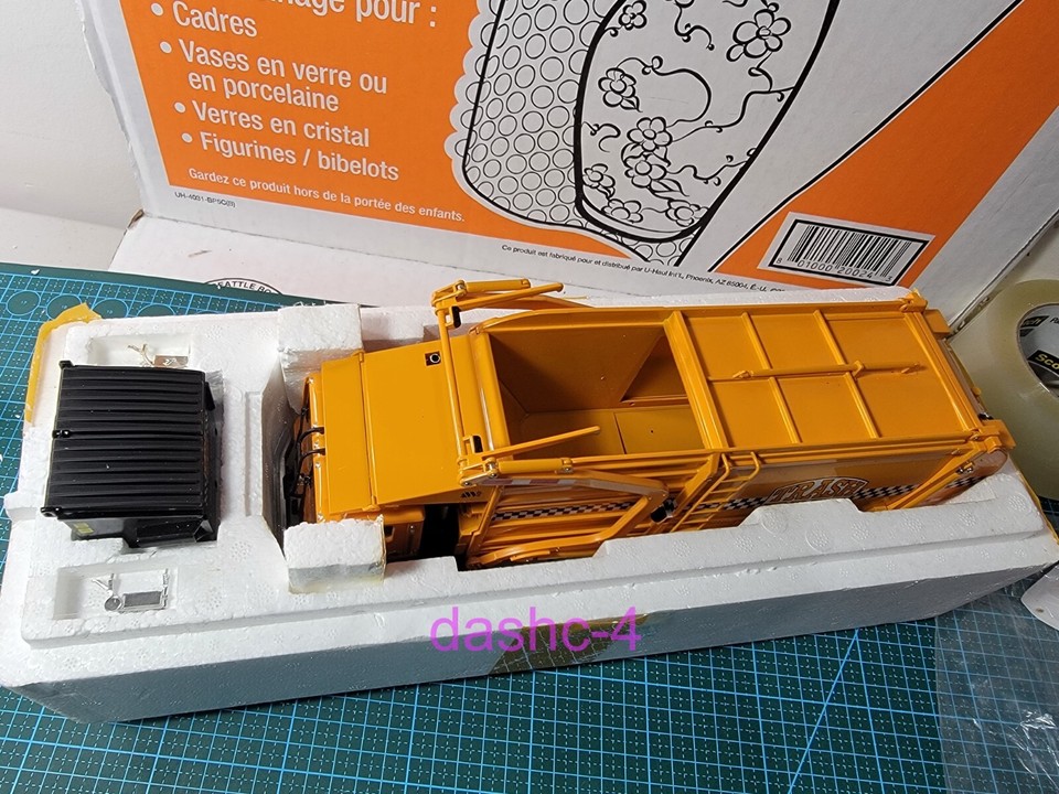 First Gear 1/34 Mack MR Front-End Loader Refuse Truck w/ Bin - Trash ...