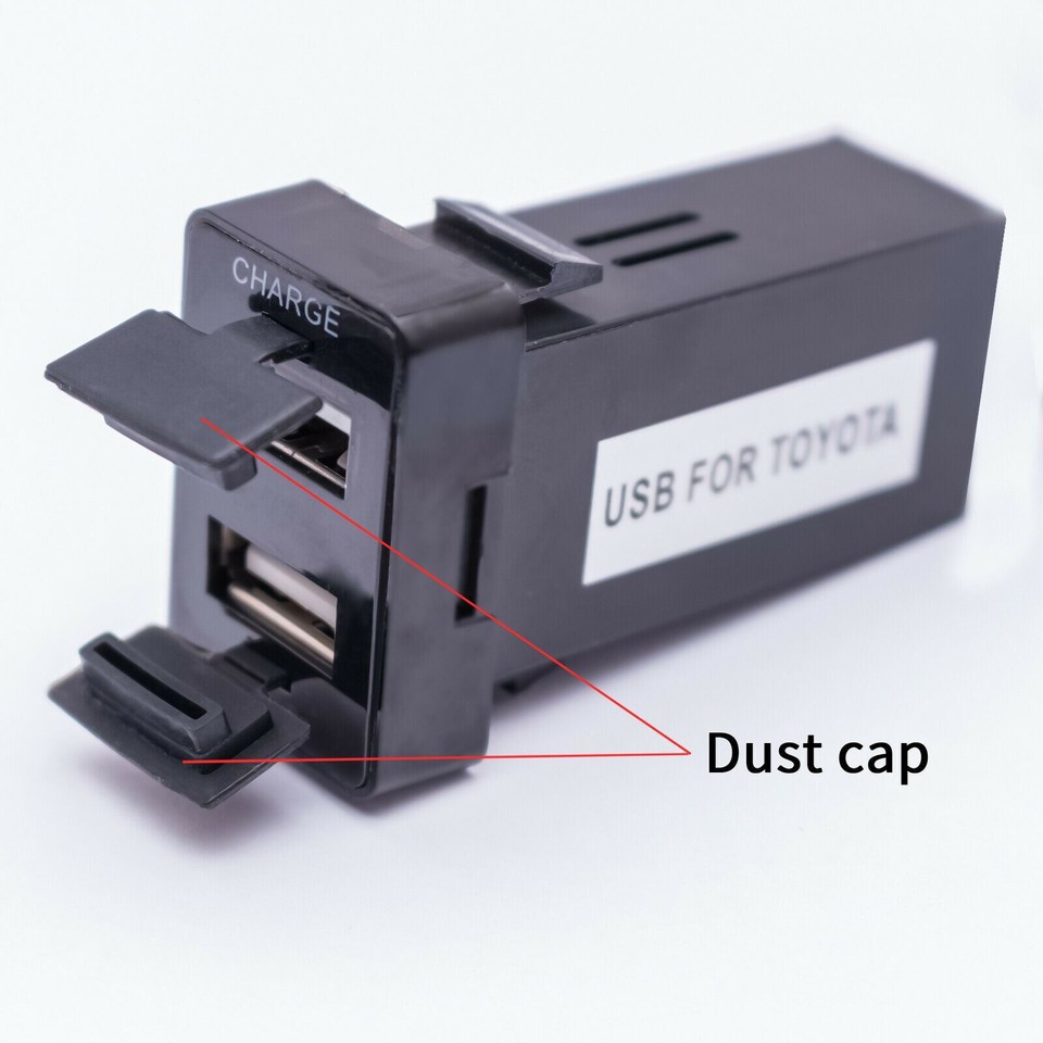 USB Port Charger/ Audio LED Indicator Adapter for Toyota Camry RAV4 ...