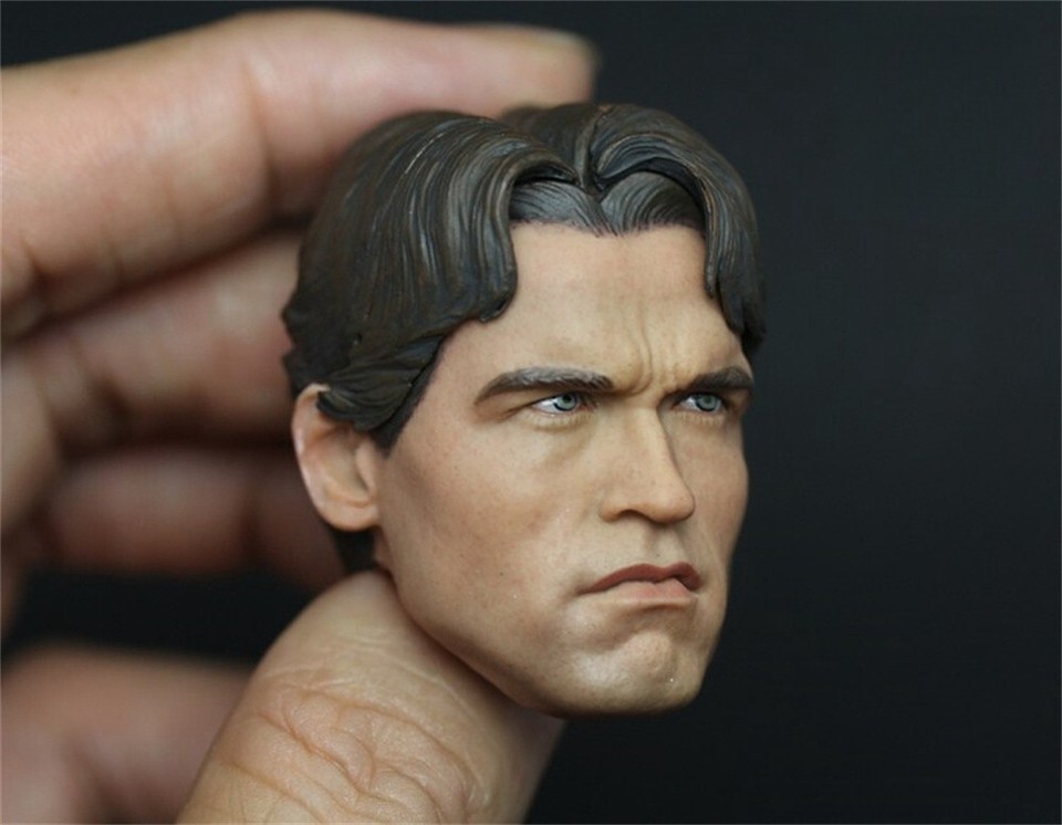 1:6 Young Arnold Schwarzenegger Actor Head Sculpt Fit For 12" M35 ...