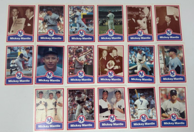 Lot of 17 1989 CMC Mickey Mantle Baseball Cards | eBay