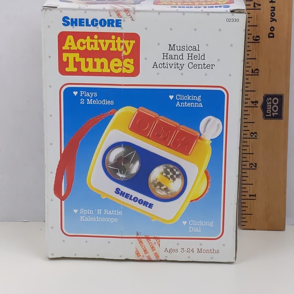 Shelcore Activity Tunes Vintage Child Toy Kaleidoscope Clicking Dial ...