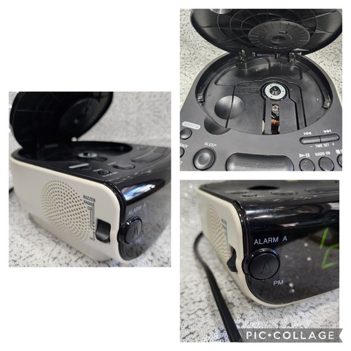 Sony Dream Machine FM/AM Radio CD Dual Alarm Clock ICF-CD815 See Video ...